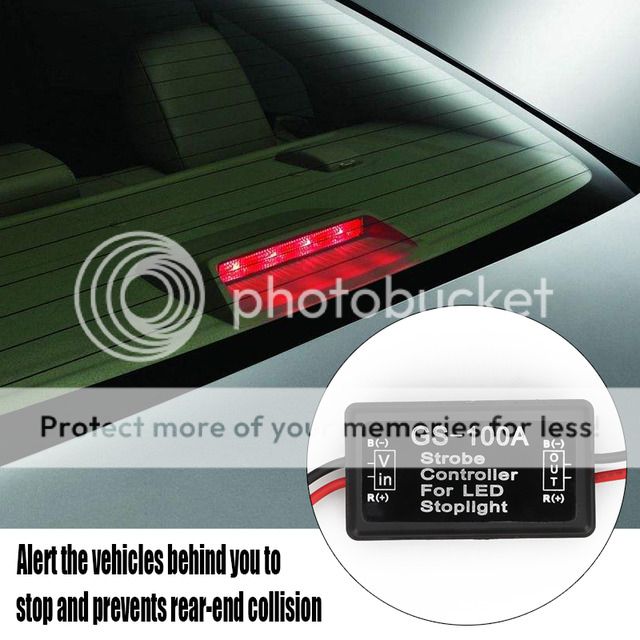 Universal third Brake light Stop Light Pulsing Strobe Flashing Module Controller | eBay